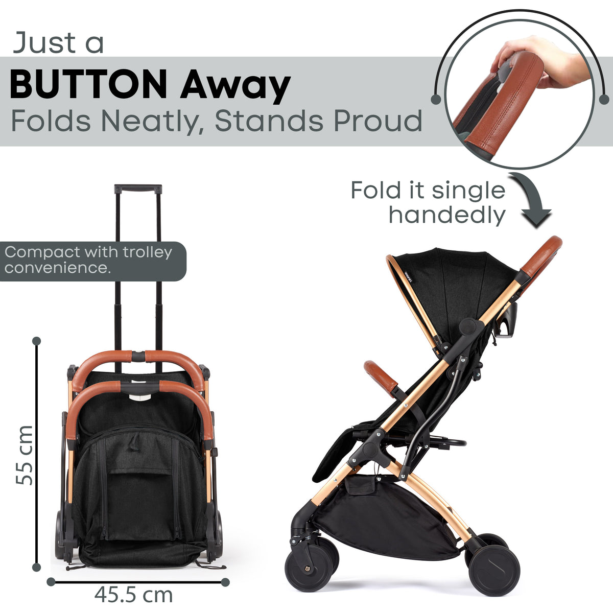Lejoux Stroller | Lightweight Pram | TheLejouxStroller